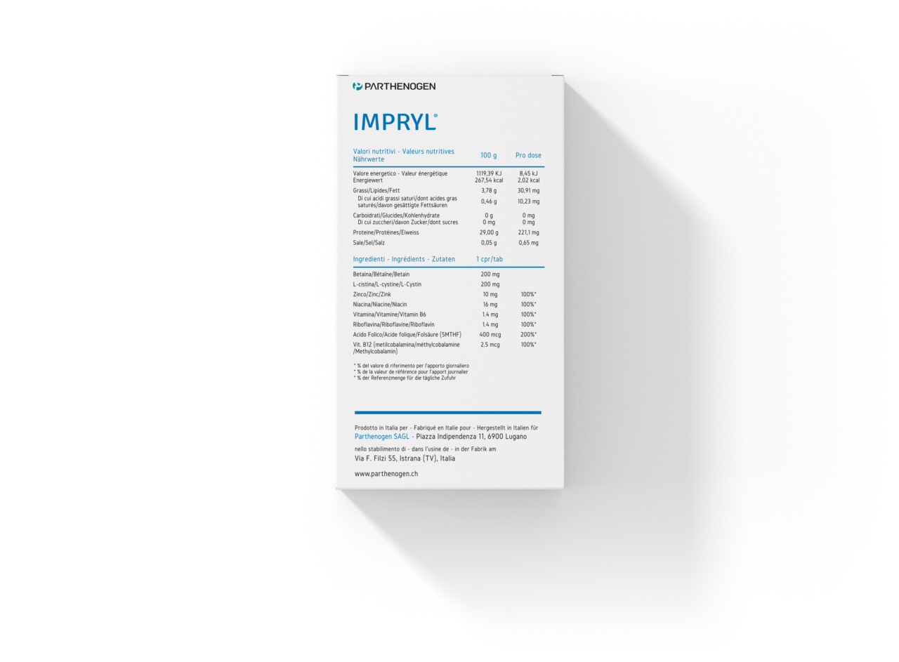 IMPRYL® - Dietary supplement with methylfolate - Suisse Parthenogen